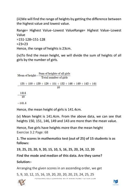 Ncert Solutions For Class 7 Maths Chapter 3 Data Handling