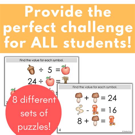 Fall Themed Math Logic Problems Bundle Problem Solving And Critical T Shelley Gray Teaching