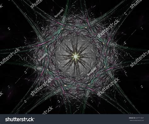 Geometry Space Series Visually Attractive Backdrop Stock Illustration Shutterstock