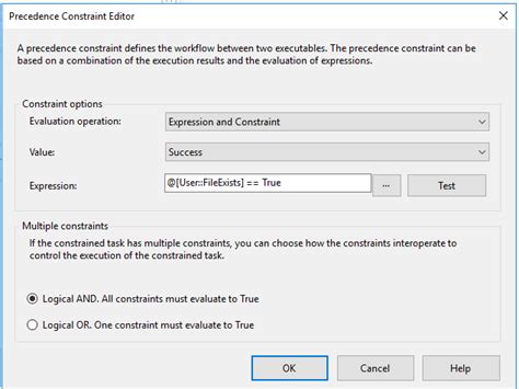 C Precedence Constraint In Ssis Package Performing Not As Expected Stack Overflow