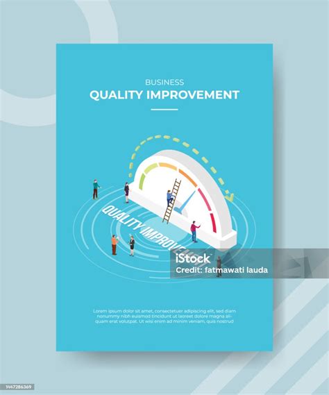 아이소메트릭 스타일로 인쇄하기 위한 템플릿 배너 및 전단지에 대한 품질 개선 개념 등측투영법에 대한 스톡 벡터 아트 및 기타 이미지 등측투영법 효율 3차원 형태