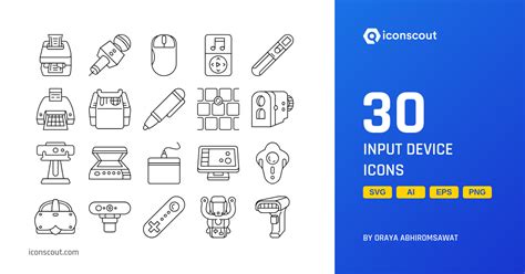 Input Device Icon Pack Line Appliances Icons SVG PNG ICO Available