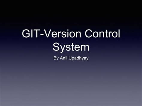 Automated Debugging With Git Ppt