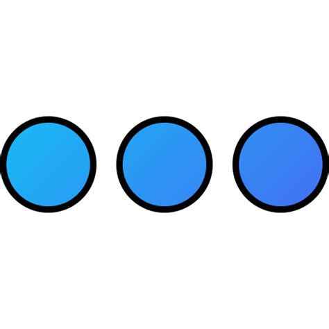 Ellipsis Generic Gradient Lineal Color Icon