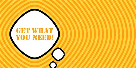 Premium Vector Speech Bubble With Get What You Need Text Boom Retro Comic Style Pop Art Style