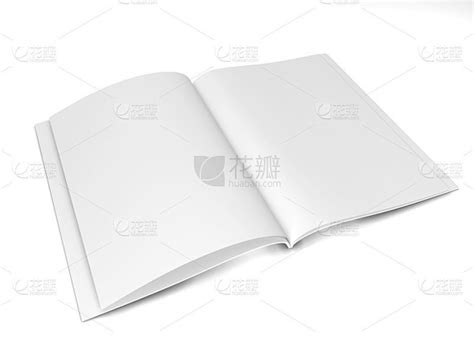 打开杂志或小册子