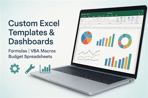 Create Custom Excel Templates Formulas Dashboards Spreadsheet Excel