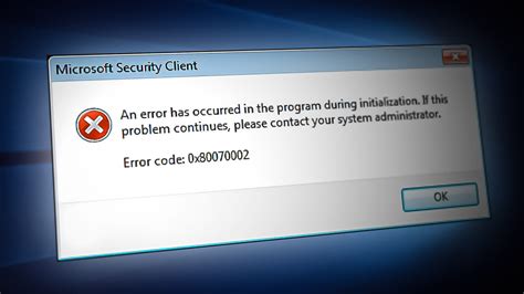 Fix Windows Update Error Code 0x80070002