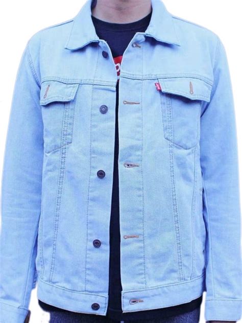 Jual Jaket Jeans Pria Denim Levi Distro Keren Terbaru 2024 Jaket Jins Cowok Denim Tebal Shopee