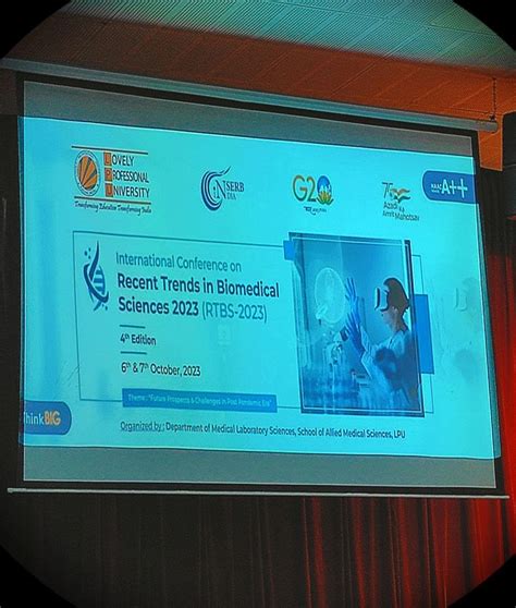 Pavni Gupta On Linkedin Attended International Conference On Recent Trends In Biomedical