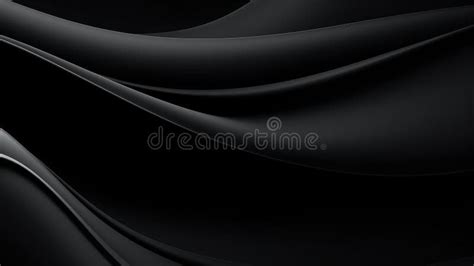 An Elegant Black Wave Abstract Background That Captivates And Intrigues