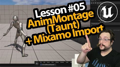 UE5 Tutorial Series Animation Montages And Mixamo Animations Lesson 5 Source Project Files