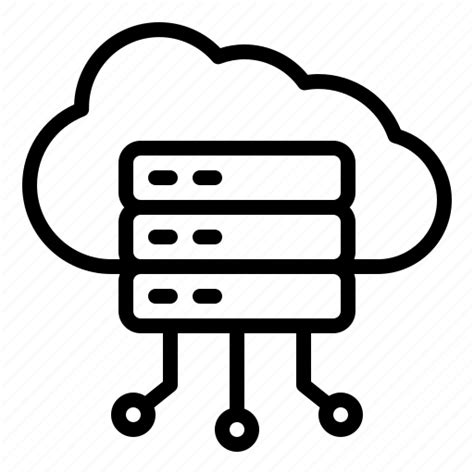 Cloud Server Home Smart Internet Technology Icon Download On