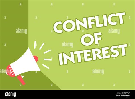 Word Writing Text Conflict Of Interest Business Concept For