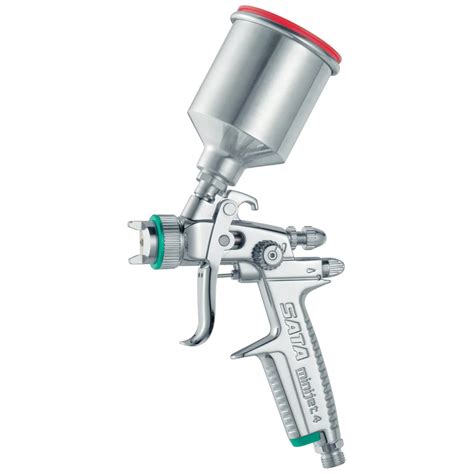 Sata Spray Equipment Minijet 4 Hvlp Gun W 12sr Nozzle Set And 150