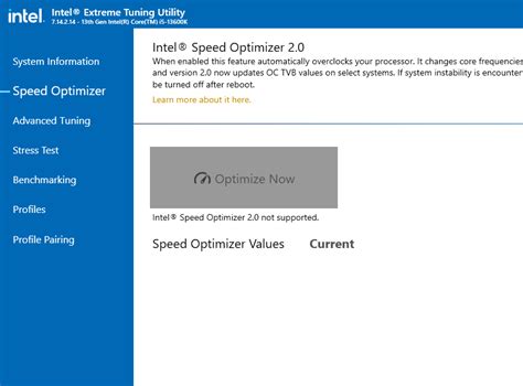 Solved Xtu Speed Optimizer Not Supported After Update Intel Community