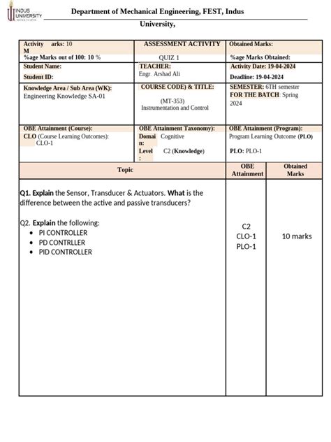 Quiz 1 Pdf Behavior Modification Learning