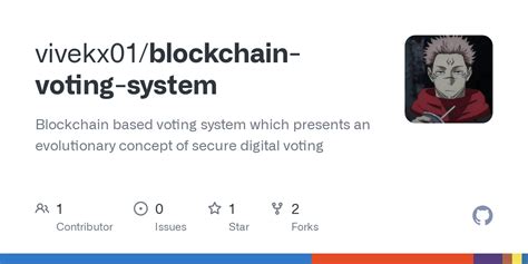 GitHub Vivekx01 Blockchain Voting System Blockchain Based Voting System Which Presents A