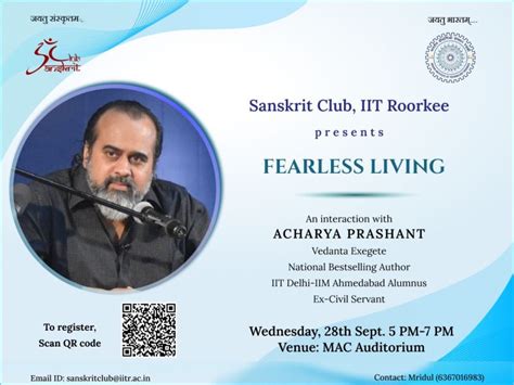 Acharya Prashant On Linkedin Iitroorkee