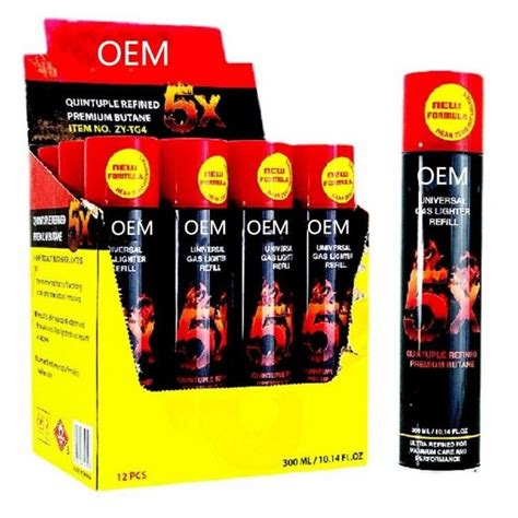 China Customized OEM ODM Butane Gas Lighter Refill Suppliers Factory