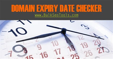 Domain Expiry Date Checker Bulk Check Domain Expiration Bulk Seo Tools