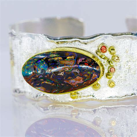 Opal Cuff Bracelet