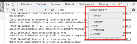 Declutter The Console Log Output In Spfx Projects