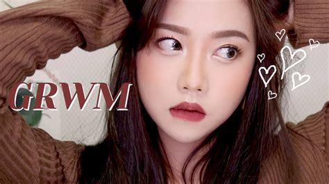 Grwm🍂가을 딥톤이 하는 가을가을 메이크업🍂 웜톤 메이크업 드디어 염색 피부염 고민 넷플릭스 기대작등등 같이