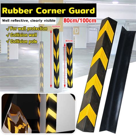 Eb Rubber Corner Guard Reflectorized Corner Guard Parking For Edge Protector Lazada Ph