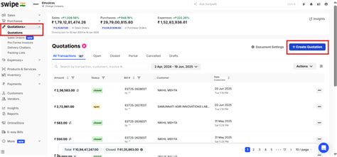 How To Create Export Quotation General Swipe