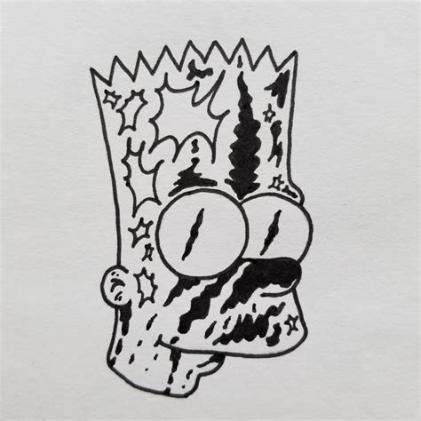 Bart Simpson Sad Face