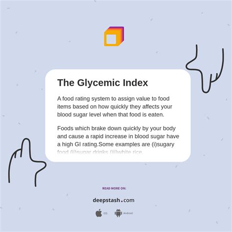 The Glycemic Index Deepstash