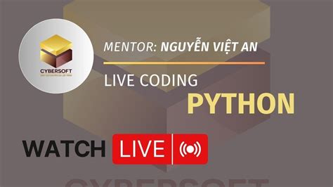 Python Livecoding Mentor Việt An Youtube