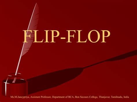 Flip Flop And Its Types Pdf Data Storage And Warehousing Computing