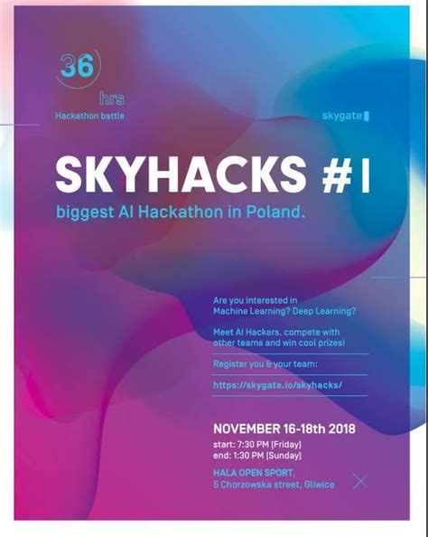Hackaton Ai Skyhacks W Gliwicach 16 18 Listopada 2018 Mlgdańsk