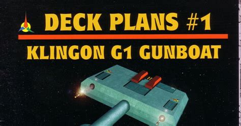 Deck Plans 1 Klingon G1 Gunboat RPG Item RPGGeek