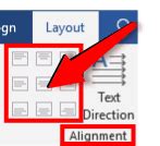 How To Center Align Text In MS Word Table OfficeBeginner