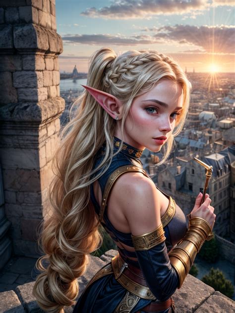 Over The Shoulder Shot Night Safe For Work Cute From Above AI Porn Generator