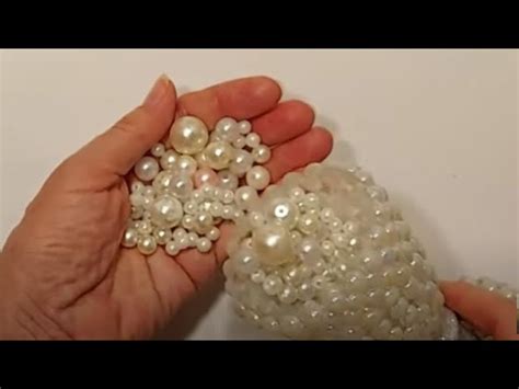 БЕСПОДОБНАЯ КРАСОТА из ЖЕМЧУЖИН и ЛЕПЕСТКОВ. Бюджетный Новогодний декор ...