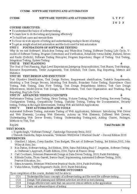 ccs366 sta qb question bank ccs366 software testing and automation ccs366 software testing