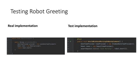 Unit Testing And Role Of Test Doubles Ppt