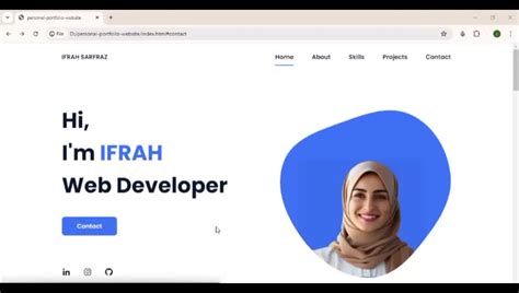 Ifrah Sarfraz On Linkedin Webdevelopment Portfolio Internship Collaborativelearning Adtech