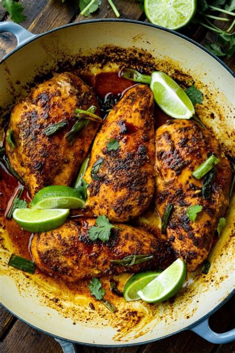 One Pan Minute Sticky Mexican Chicken Oh Sweet Basil