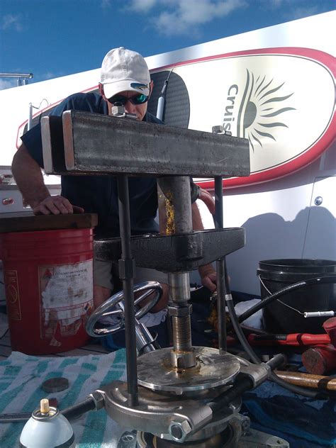 Muir Windlass Repairing The Wildcat Gypsy Chainwheel High Seas