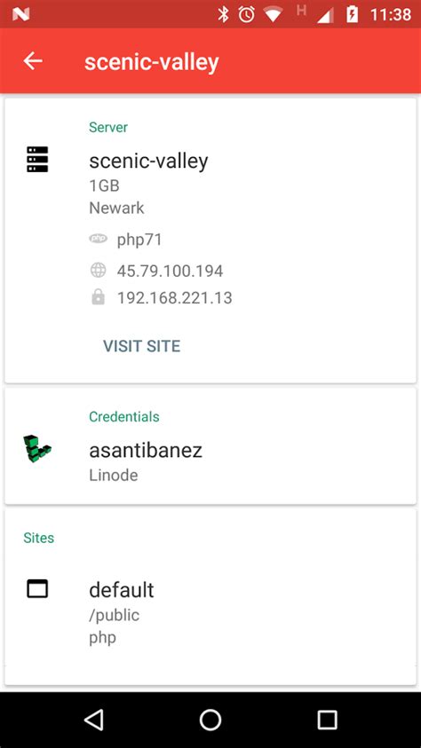 manage laravel forge servers from android with forgeapp laravel news
