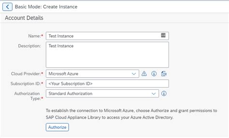 Deployment To Azure From Sap Cloud Appliance Library Cal Portal Go