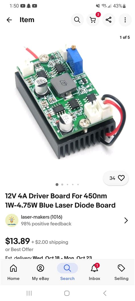 setting potentiometer r laser