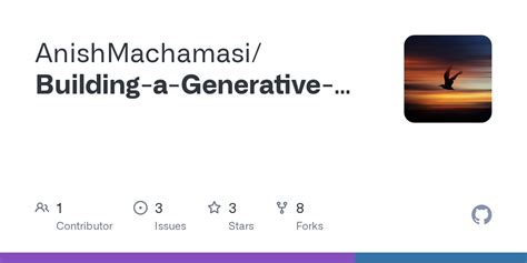 Github Anishmachamasibuilding A Generative Ai Chatbot Using Amazon