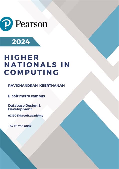 Data Base Keerthi Esoft Database Higher Nationals Internal