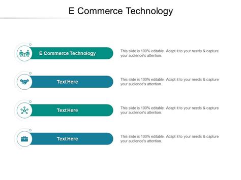 E Commerce Technology Ppt Powerpoint Presentation Styles Gallery Cpb Template Presentation